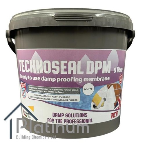 Wykamol Technoseal Damp Proof Paint 5 Litre | Waterproof Liquid DPM ...