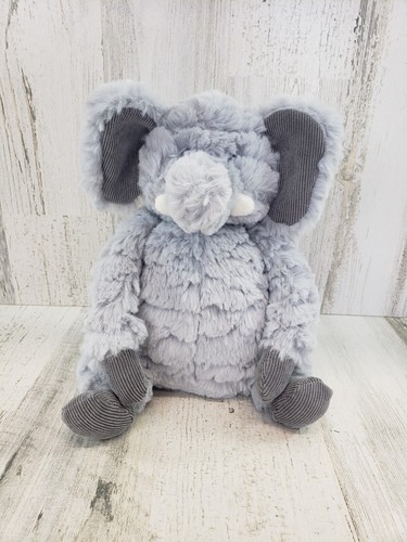 First Impressions Grey Elephant Plush Stitched Face Baby Toy | eBay