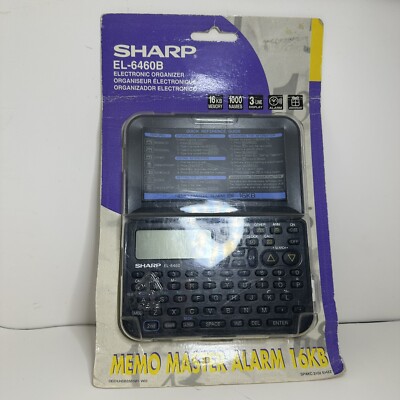 Sharp EL-6990B Electronic Organizer 64 KB pocket Memo Master | eBay