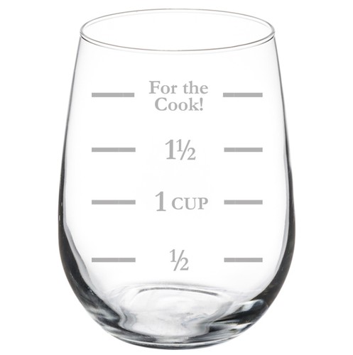 Measuring Cup Wine Glass Cups Funny For The Cook Wine Glass | eBay