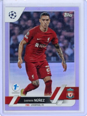 Darwin Nunez 2023 Topps UEFA Champions League 1st Edition Purple /30 ...
