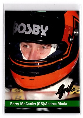 1992 Grid Motorsports Formula One Perry McCarthy #99 | eBay