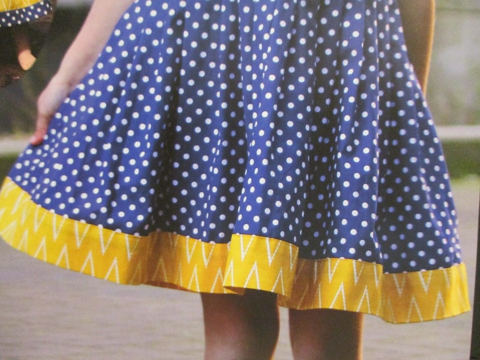 Olive Ann Designs Pattern OAD82 Easy Peazy Pleats Girls Dress Sz 3-8 ...