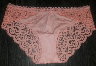 NEW VS body by victoria Lace back bikini Panty Size small neon nectar ...