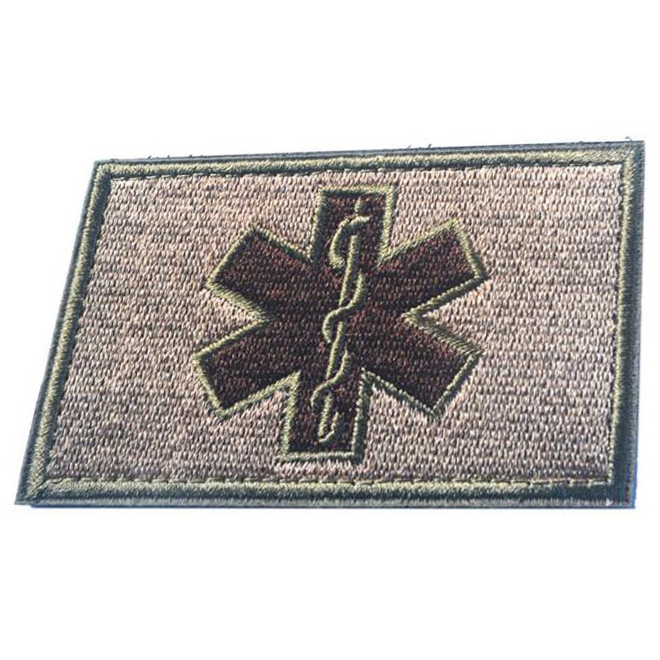PARAMEDIC TACTICAL PATCHES USA ARMY BADGE EMBROIDERED HOOK LOOP PATCH ...