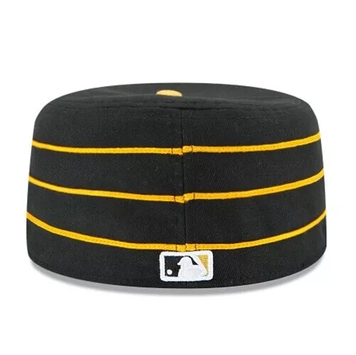 New PITTSBURGH PIRATES Pillbox HAT Fitted Sz 8 CAP New Era MLB Baseball ...