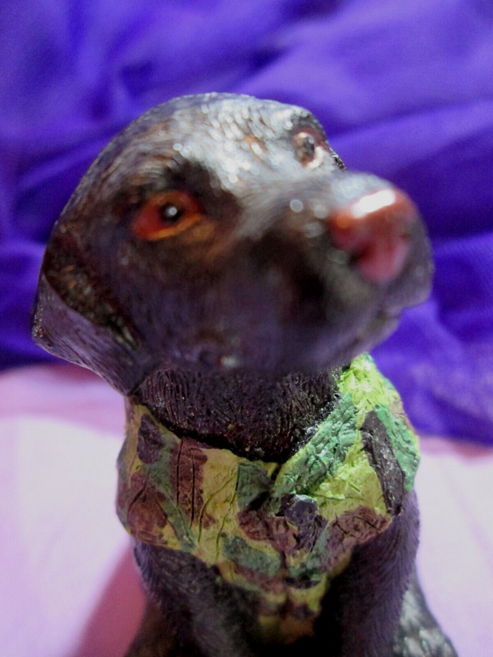 Lot of 3-BLACK LAB 2)w/Hunting Jackets Gear Schleich Standing Labrador ...