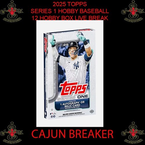 NEW YORK YANKEES *12 HOBBY BOX CASE BREAK* 2025 TOPPS SERIES 1 BASEBALL ...