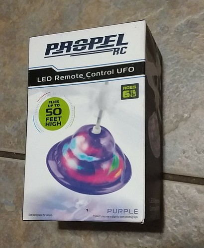 Propel RC - LED Remote Control UFO(Purple) Flies up to 50 feet high ...