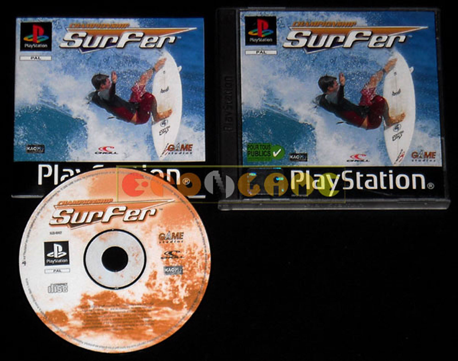 CHAMPIONSHIP SURFER Ps1 Versione Ufficiale Italiana 1ª Edizione ...