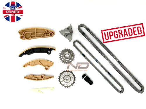 JAGUAR XE XF 2.0 D 204DT 204DTD DIESEL ENGINE TIMING CHAIN KIT WITH ...