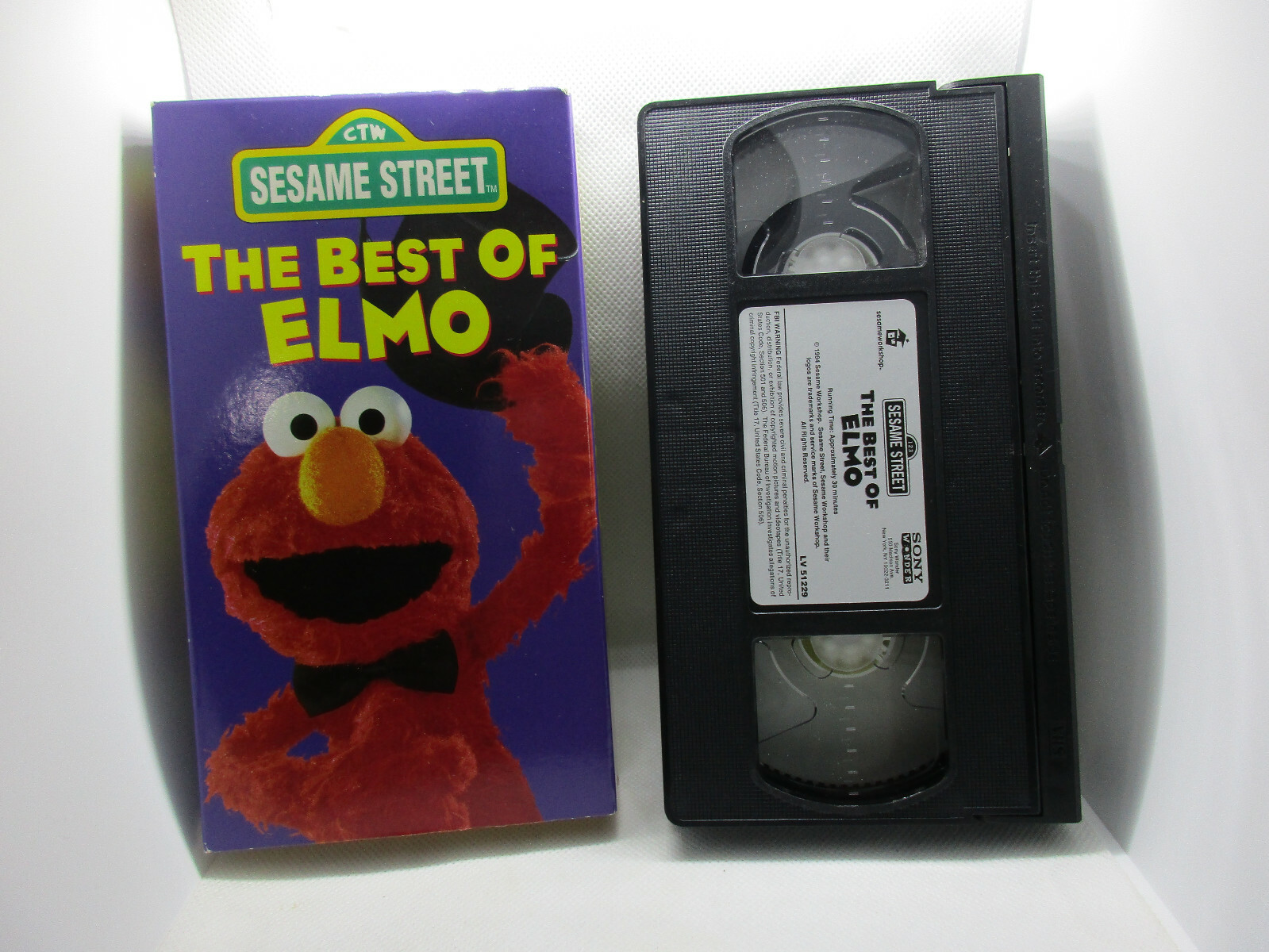 Sesame Street The Best Of Elmo Vhs