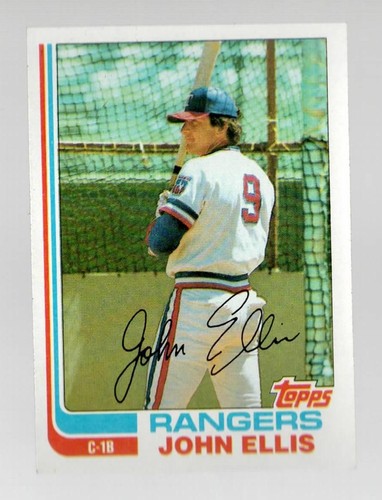 1982 Topps John Ellis Texas Rangers #177 Excellent | eBay