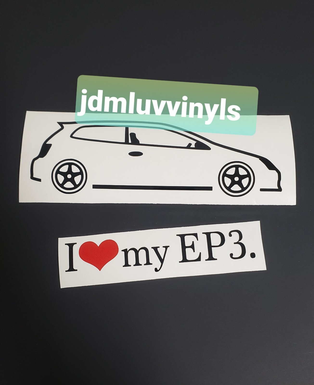 I love my EP3 02-05 Sticker decal JDM Honda civic. | eBay