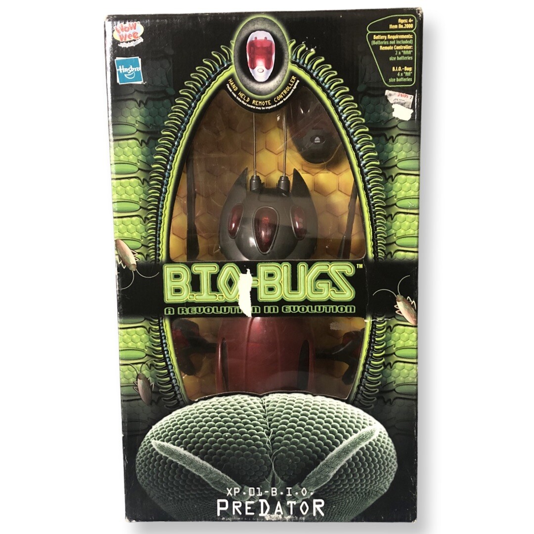 BIO Bugs PREDATOR / ACCELERAIDER Robot Remote Control Wow Hasbro XP.01 ...