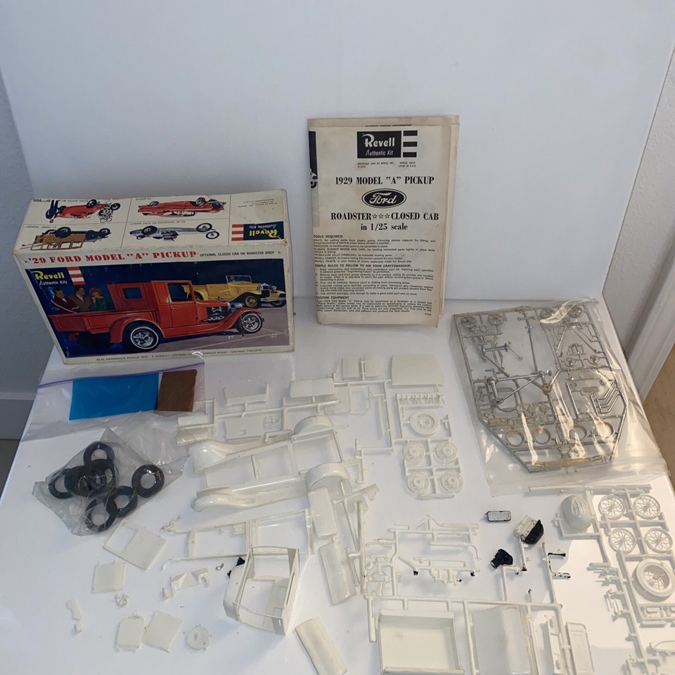 Revell 29 Ford Model A Pickup Authentic Kits Truck Model Kit | eBay