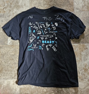 Mr Beast 24 Hour Live Stream Autographed Signed Shirt Size Large | eBay