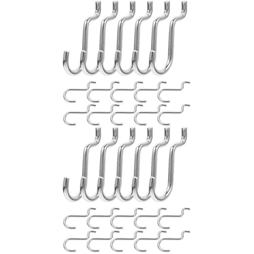 2 Pieces Iron Wire Hook Garage Peg Board Hooks Hanging Heavy Duty | eBay