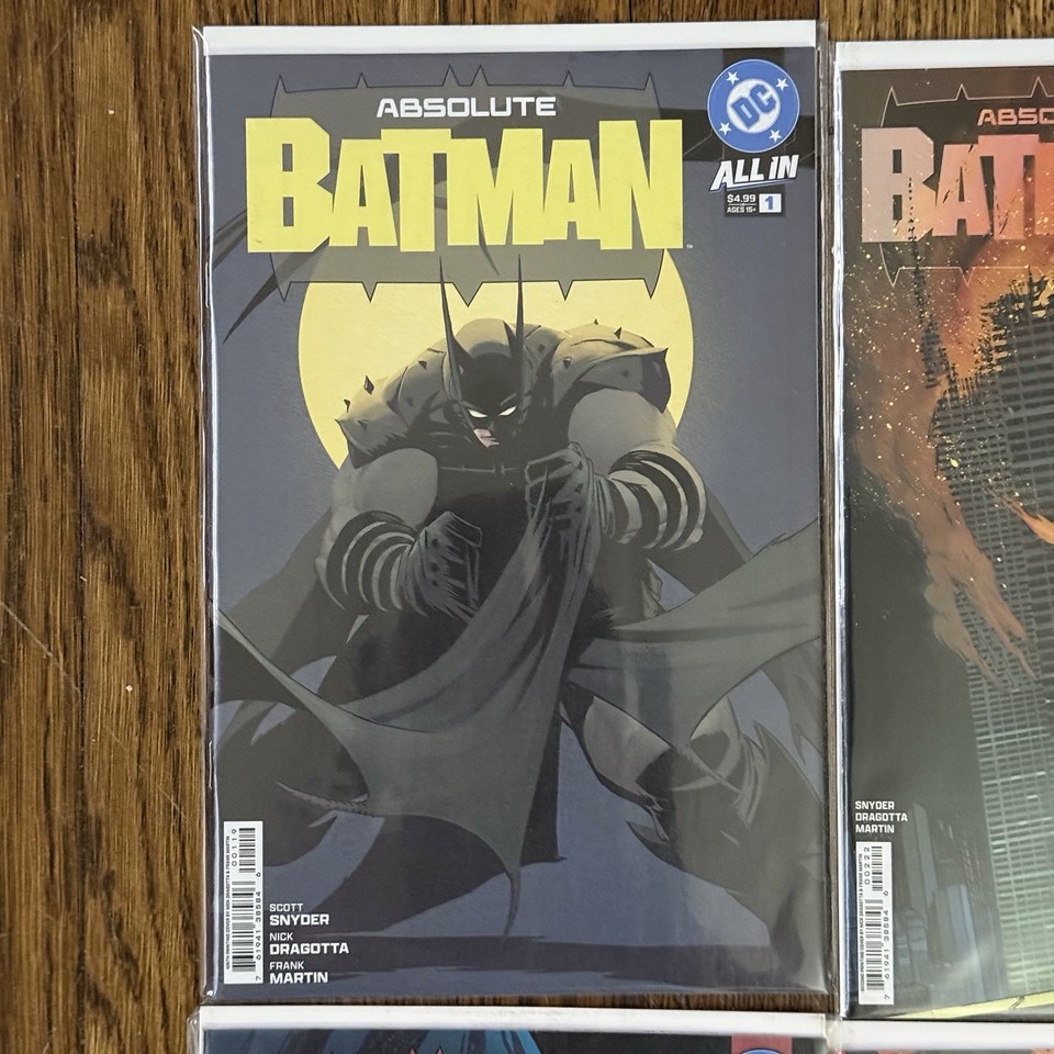 ABSOLUTE BATMAN REPRINT SET 1 2 3 4 5 6 7 8 9 NM 2nd 4th 5th 6th 7th ...