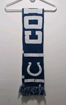 Indianapolis Colts NFL Fan Scarf - Team Spirit Knit Scarf with Fringe 5 ...