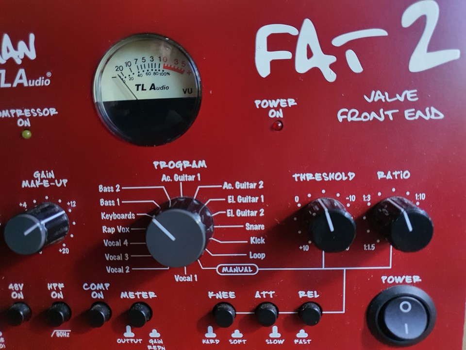 TL Audio FAT MAN Fat 2 Valve Front end & Compressor Limiter | eBay UK