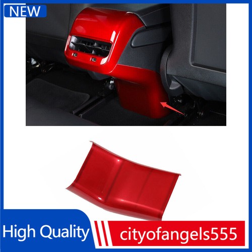 For Tesla Model 3 Y 2017-2023 Glossy Red Rear Anti-Kick Panel Cover Car ...