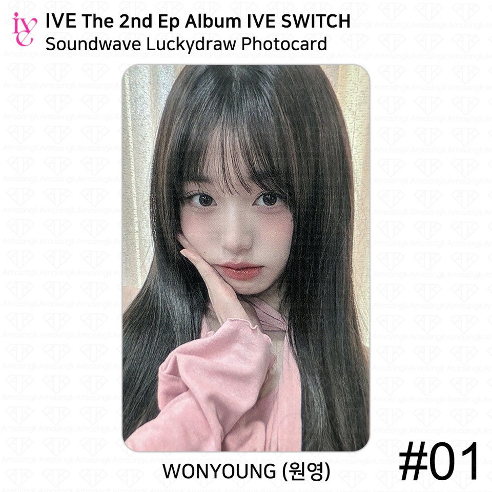 IVE The 2nd EP Album IVE SWITCH Soundwave 1st Lucky Draw Photocard PC ...