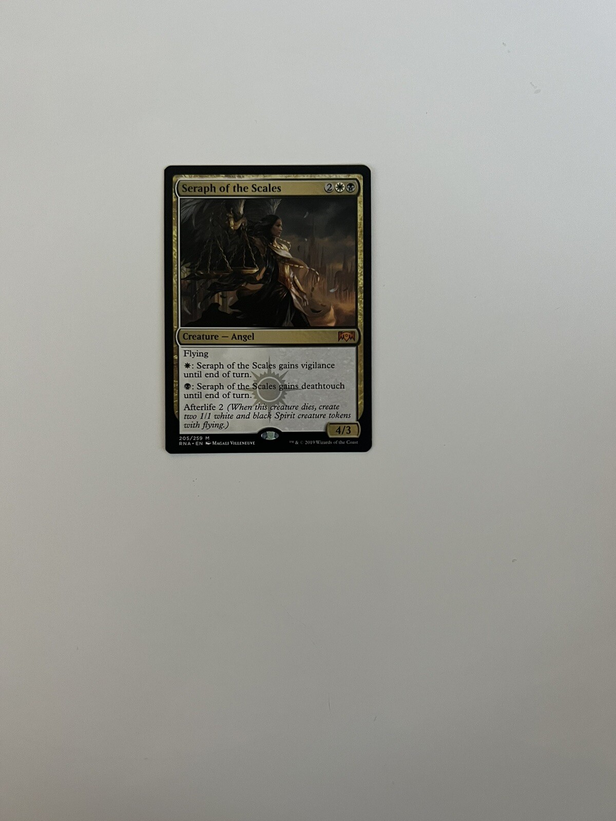 MTG+Seraph+of+the+Scales+Ravnica+Allegiance+205%2F259+Regular+Mythic ...