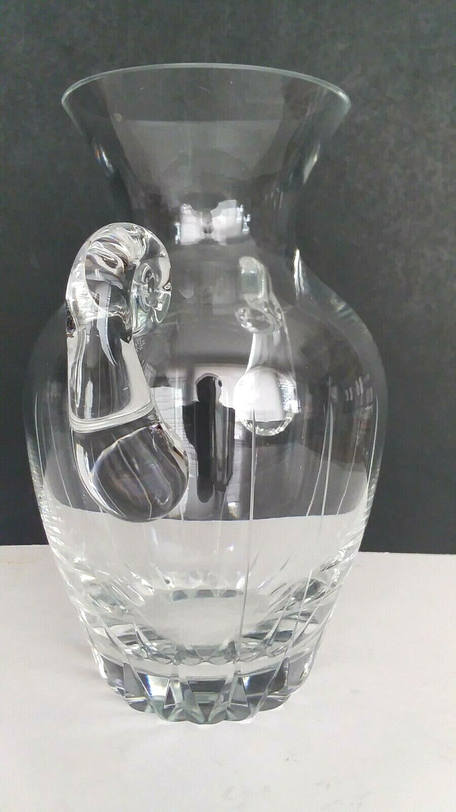 Gorgeous STROBACH CRYSTAL Urn Vase Signed & Cut by Master KURT STROBACH ...