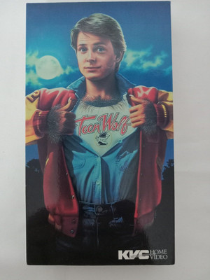 Teen Wolf - KVC Home Video - 1985 VHS - Michael J. Fox - RARE | eBay