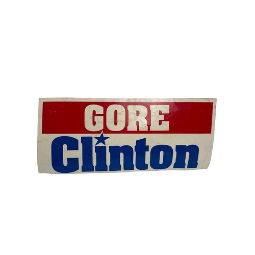 Vintage Clinton Gore Presidential Race Cardboard Sign Poster | eBay