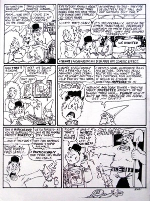 PHIL FOGLIO PHIL & DIXIE'S COMIC STRIP # 66 DRAWING SIGNED | eBay