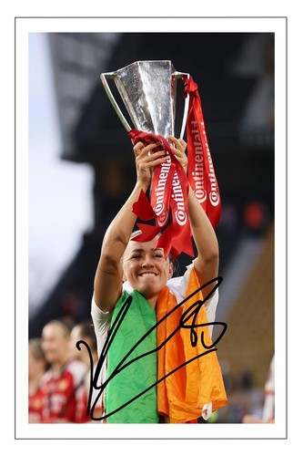 KATIE McCABE Signed Autograph 6x4 PHOTO Gift Pre Print Signature ...