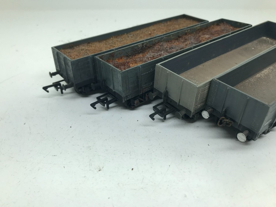 RATIO KITBUILT OO GAUGE LMS BOGIE 50t IRON ORE WAGONS x 4 | eBay UK