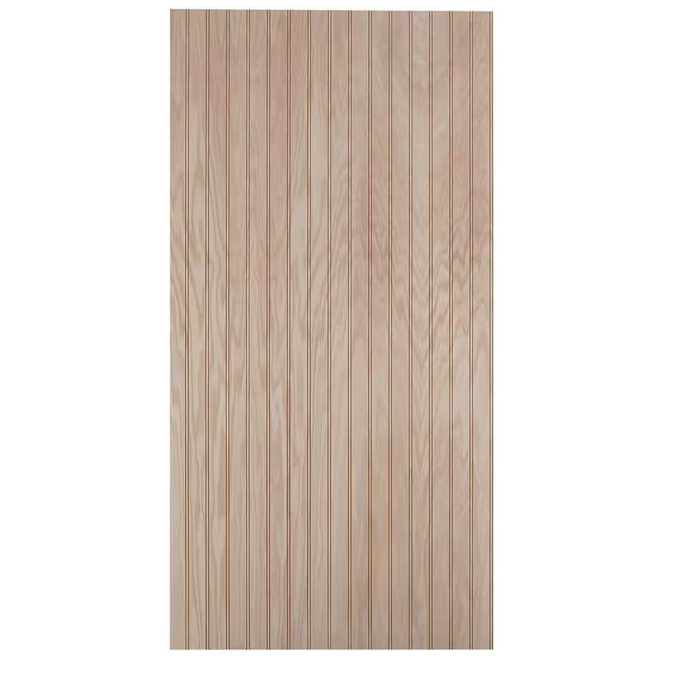 Red Oak Beaded Plywood Panel 1 4 Inch 2x4 PureBond Project Wall ...