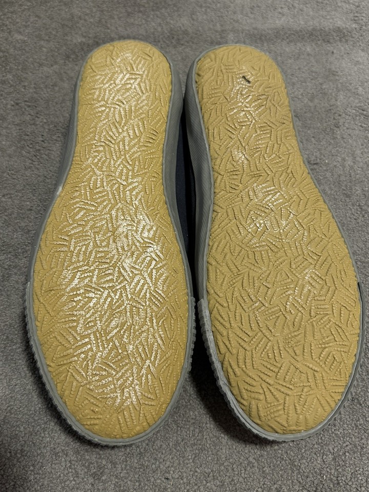 Black government issue black Slip-on Plimsolls plimsoles Adult Size 9 ...