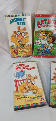 Lot of 5 Arthur VHS Tapes PBS Kids Random House Vintage | eBay