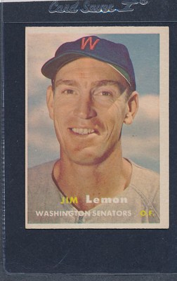 1957 Topps #057 Jim Lemon Senators EX 57T57-111215-4 | eBay