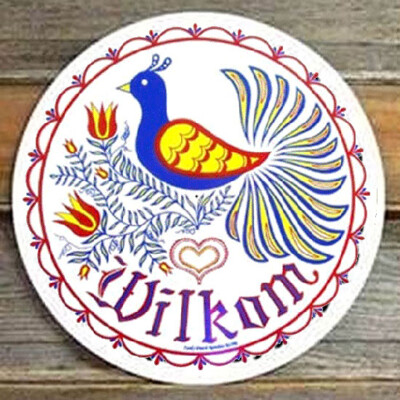 8" New Authentic Zook's Design PA Dutch Welcome Hex Sign Made in the ...