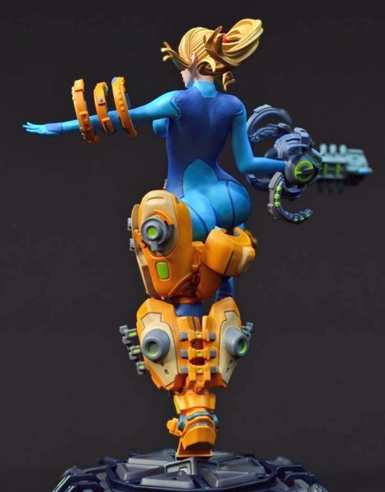 1/24 resin figures model kit Science Fiction Robot Girl Unassembled ...