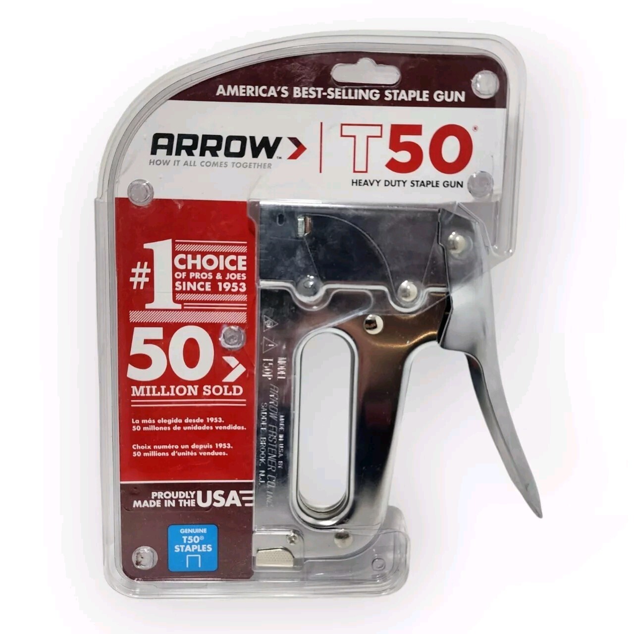 Arrow T50 Heavy Duty Manual Staple Gun 79055000501 | eBay