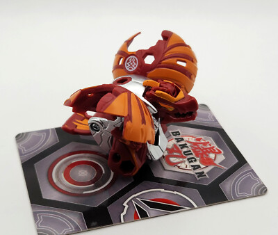 Bakugan GeoForge Dragonoid Red Pyrus Metal Geogan Rising B900 Battle ...