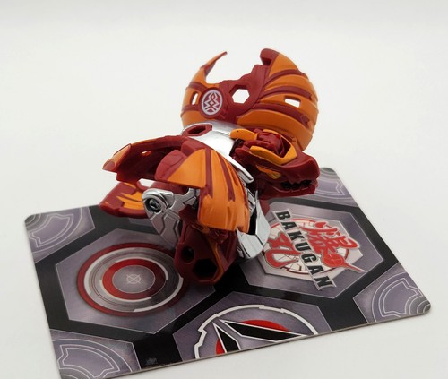 Bakugan GeoForge Dragonoid Red Pyrus Metal Geogan Rising B900 Battle ...