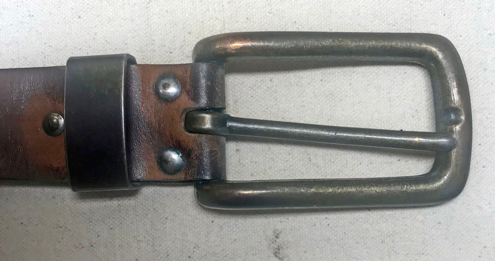 Brown Genuine Full Grain Harness Leather Belt 34 / 36… - Gem