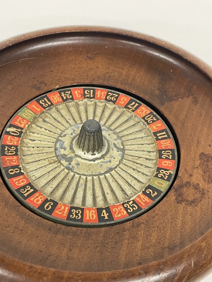 Wooden Mini Roulette Wheel Vintage | eBay
