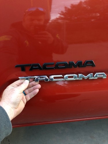 Toyota OEM 2015 Tacoma Front Door-emblem Badge Nameplate 7542704040 for ...