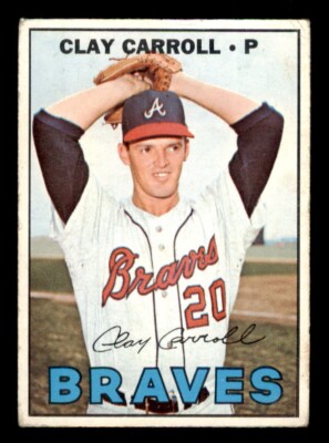 1967 Topps Baseball #219 Clay Carroll GD | eBay
