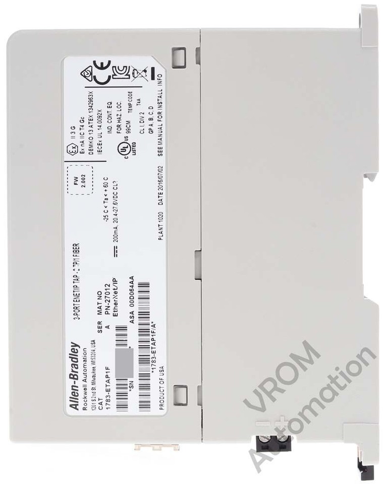 Allen Bradley 1783-ETAP1F / A EtherNet/IP Taps 100Base-FX LC Fiber Two ...