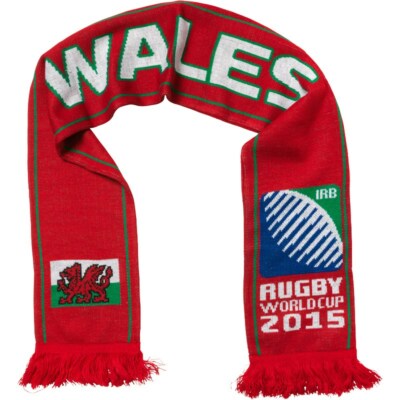 Wales Rugby Union RWC World Cup England 2015 Scarf | eBay UK