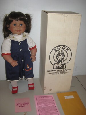 Zook Kids Doll Chelsea #20 Original Box Johannes Zook Originals Vintage ...
